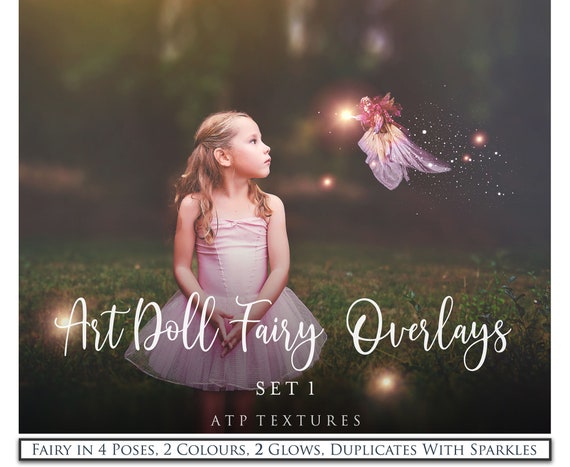 DIGITAL OVERLAYS - FAIRY Overlay, Art Doll 1 - Real Faery, Glows ...