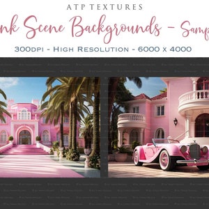 24 Ai Digital Backgrounds - PINK MOVIE SCENE - Photo Background ...