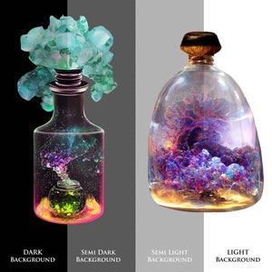 Png Overlays - WIZARD POTION BOTTLES - Set 2 / Photo Overlay, High ...
