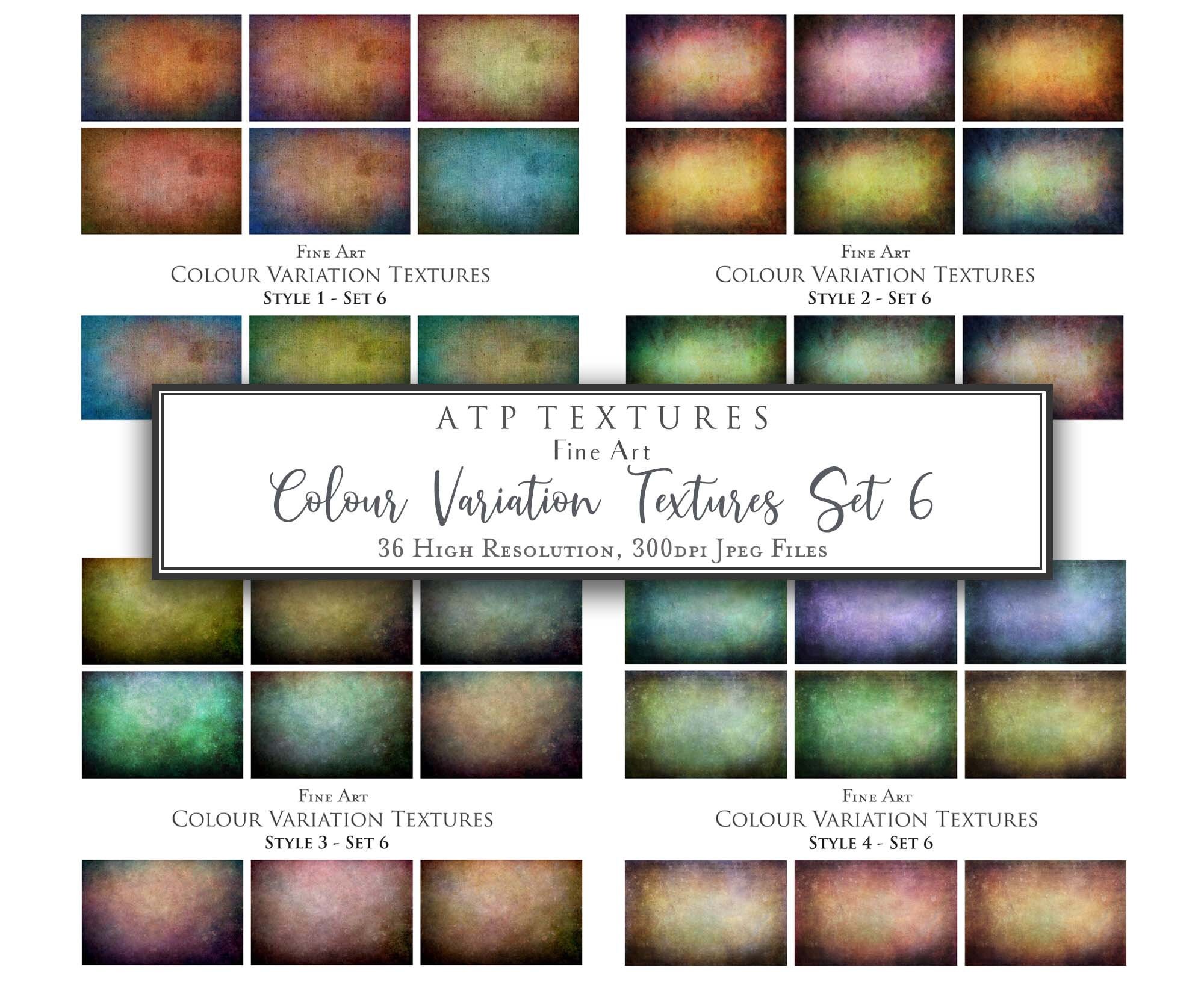 288 TEXTURES Colour Variations BUNDLE No. 1 / Fine Art - Etsy