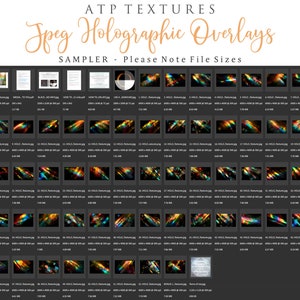 PHOTOGRAPHY OVERLAYS Holographic Light Leaks. Photo Edits, Jpeg Rainbow ...