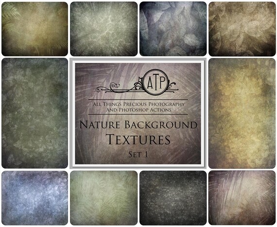 10 Photo TEXTURES - Nature Background Set 1 / Photography, Digital ...