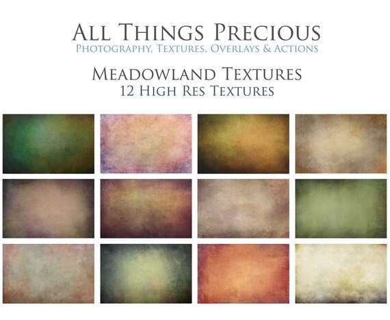 12 Fine Art TEXTURES - MEADOWLAND / OVERLAYS, Photography High Res ...