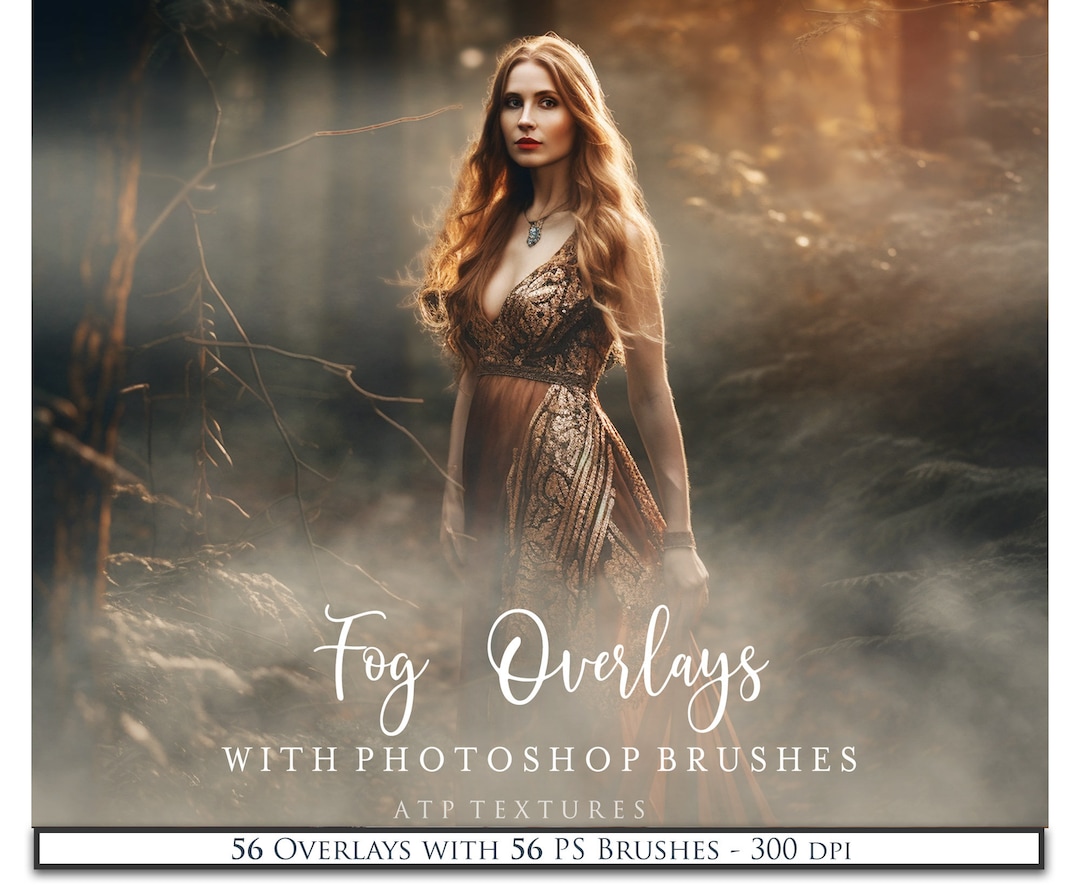 56 Digital FOG OVERLAYS for PHOTOGRAPHY With 56 Photoshop - Etsy