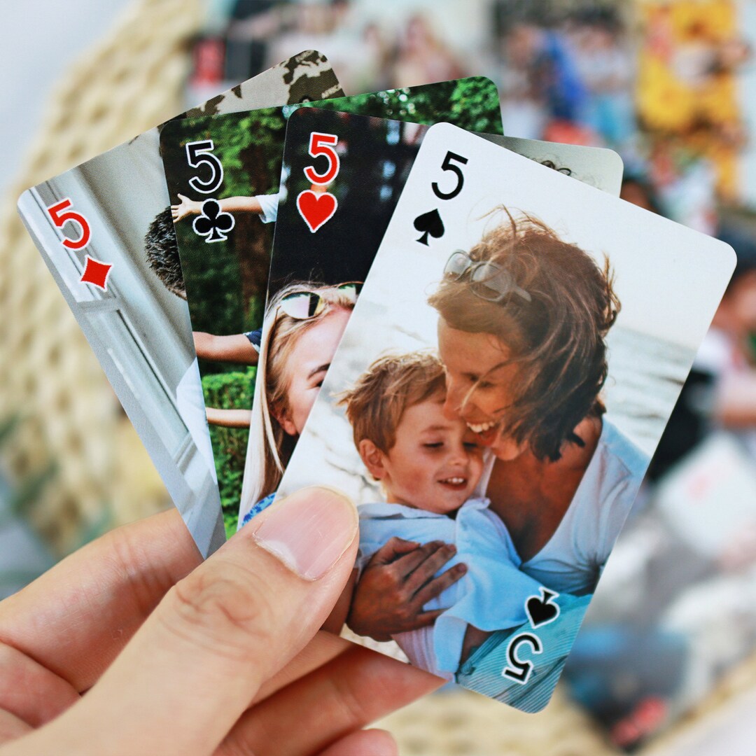 Custom Playing Cards, Unique Birthday Photo Gifts, Custom Card Games ...