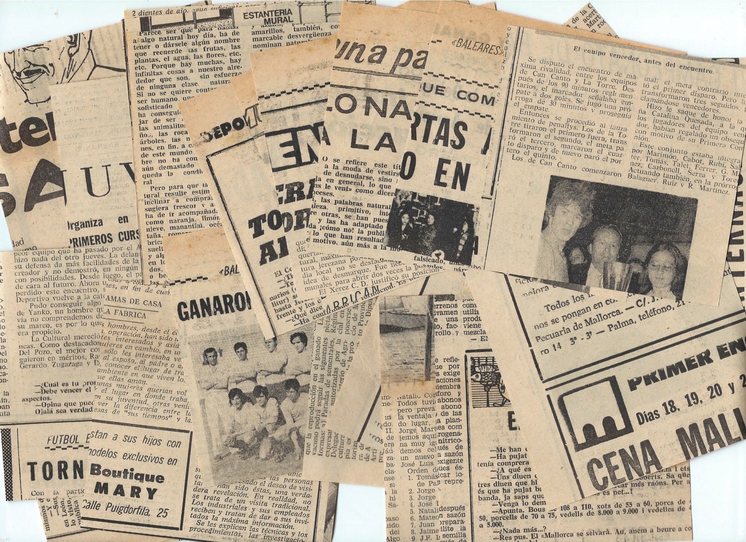 Vintage Scrap Pack. 100 Newspaper Scrap Pack - Altered Art, Collages ...