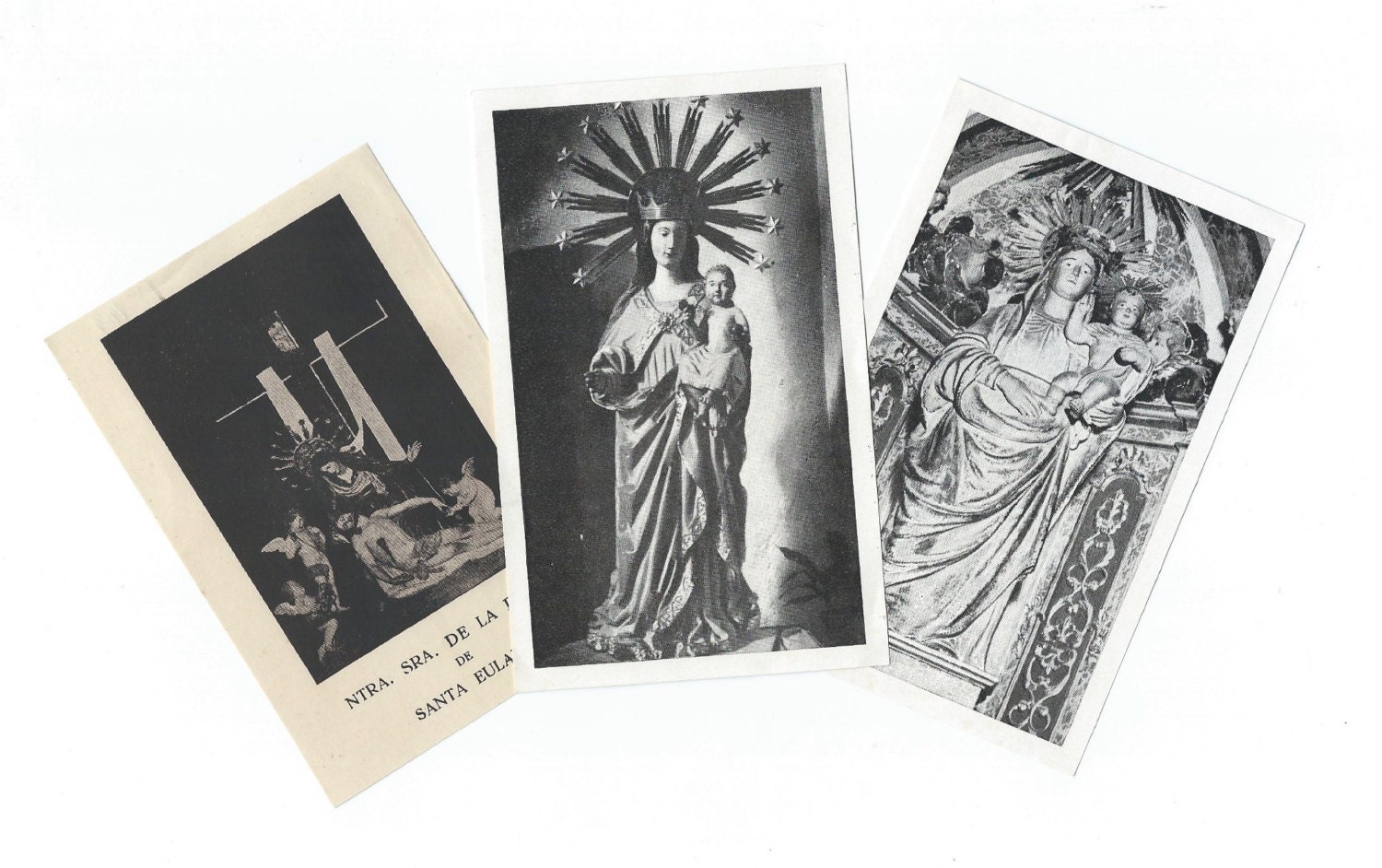 Vintage Religious Holy Card - Saints Cards- Set of 3 - S68 - Etsy