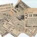 Vintage Scrap Pack. 100 Newspaper Scrap Pack Altered Art - Etsy