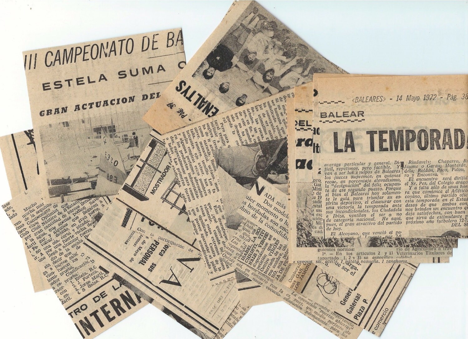 Vintage Scrap Pack. 100 Newspaper Scrap Pack - Altered Art, Collages ...