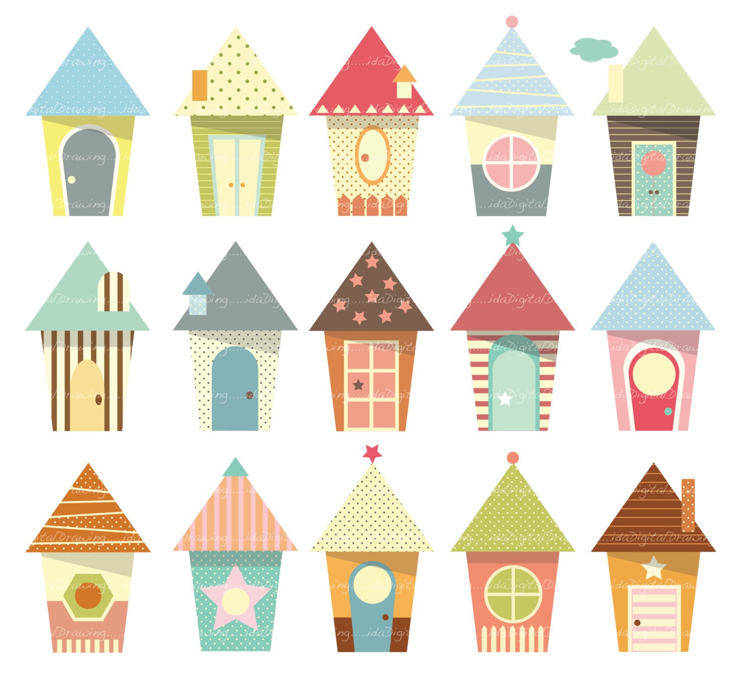 Cute House Clip Art
