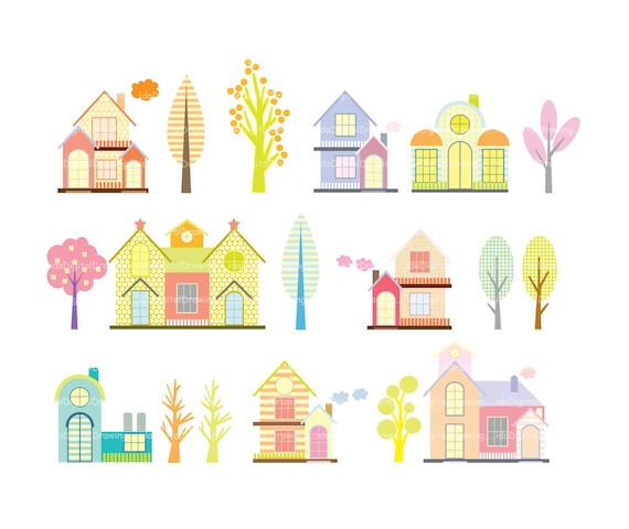 Cute Little House Clipart