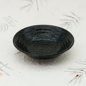 Black Stone Texture Ceramic Cereal Bowl • 16.7cm 6.5in Breakfast Bowl ...