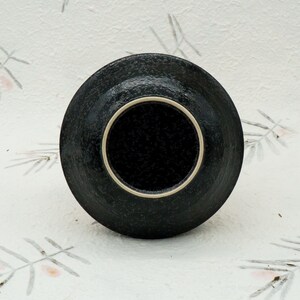 Black Stone Texture Ceramic Cereal Bowl • 16.7cm 6.5in Breakfast Bowl ...