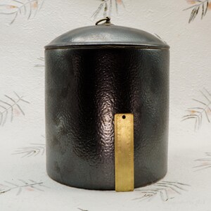 XXL Iron Rust Ceramic Stoneware Canister • 7200ml 243oz Airtight Food ...
