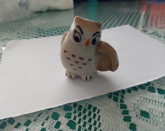Figurines & Knick Knacks Collectibles 1984 WADE POTTERY OWL Happy ...