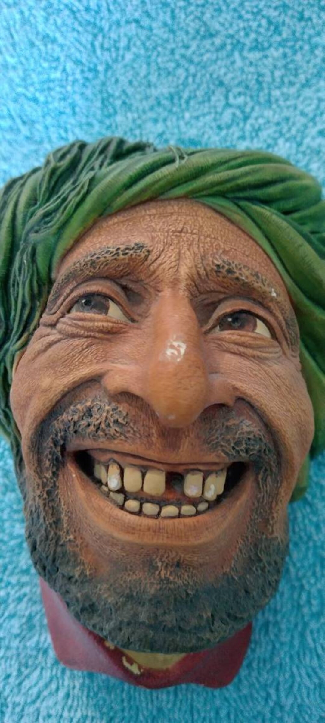 Vintage Bossons Kurd Chalkware Head Congleton England - Etsy