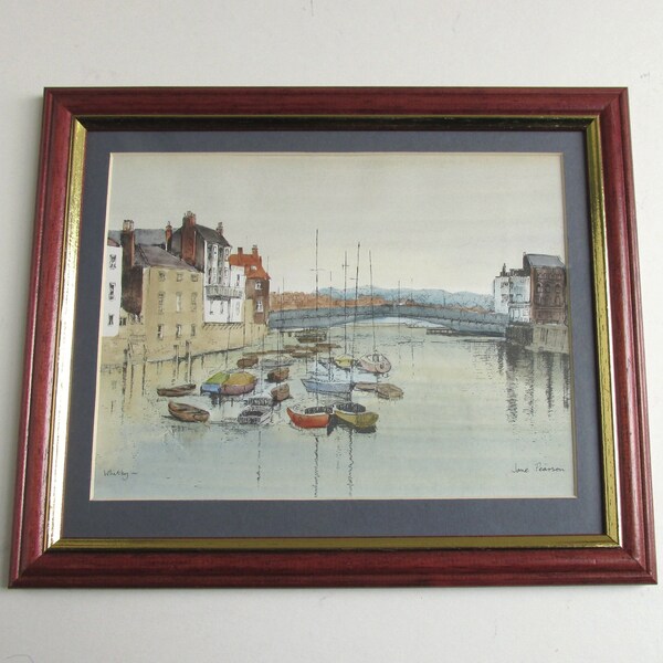 Boats and Bridge - Etsy