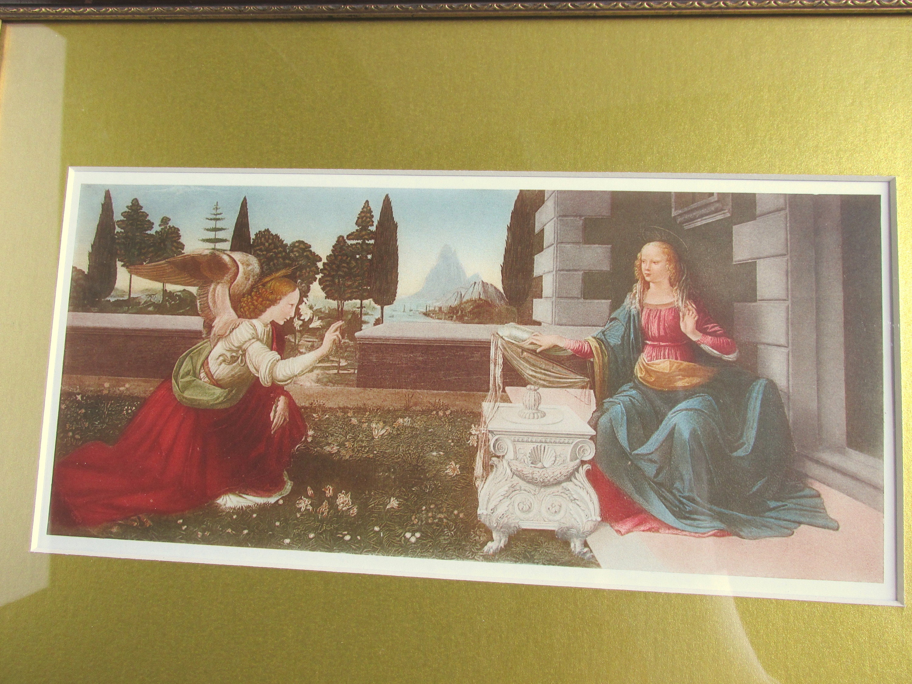 Annunciation Of Mary Da Vinci