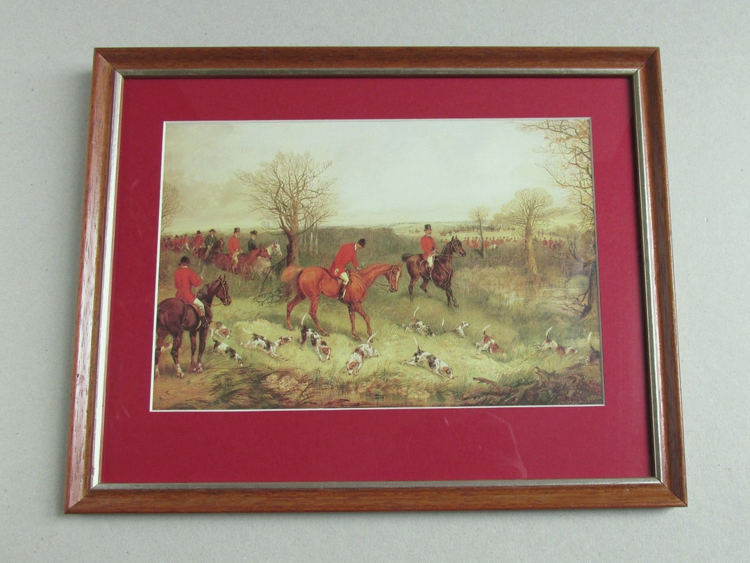 The Find by H Alken (b 1810) Vintage Art Print of 19th Century Fox ...