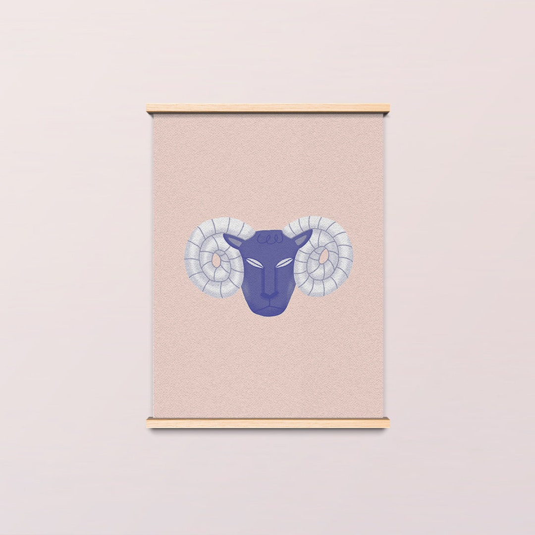 Aries Astrology Star Sign Print A4 - Etsy UK