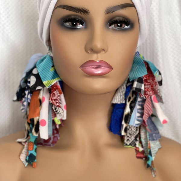 Fabric Earrings - Etsy