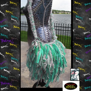 Green Fringe Handbag, Upcycled Fringe Handbag,custom Made,one of A Kind ...