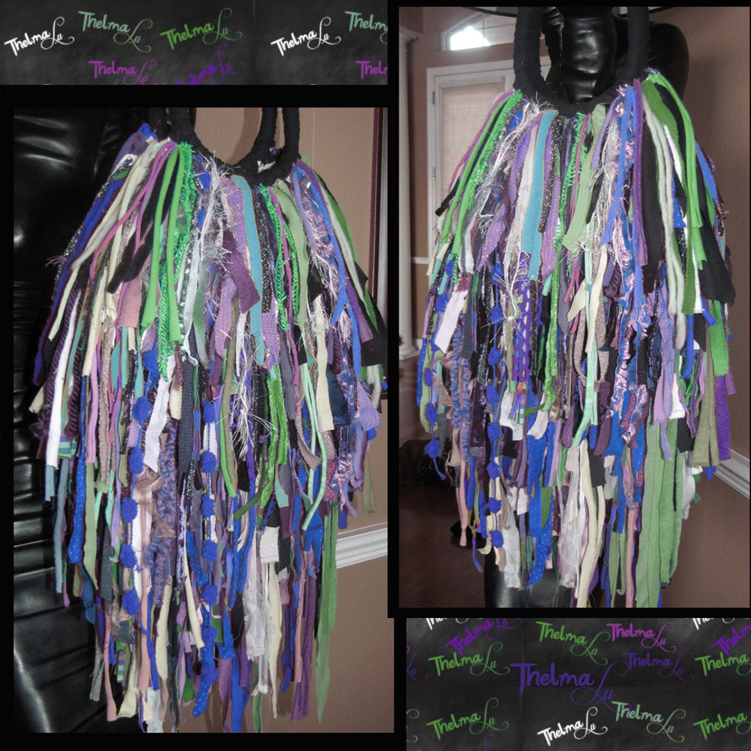 Ultra Fringe Purse Funky, Explosion of Color ,unique,handbag,tote, One ...