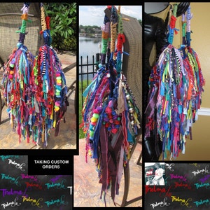 Crazy Fringe Bag,funky Fringe Purse,custom Made Handbag,wild Fun Tote ...