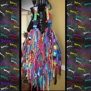 Crazy Fringe Bag,funky Fringe Purse,custom Made Handbag,wild Fun Tote ...