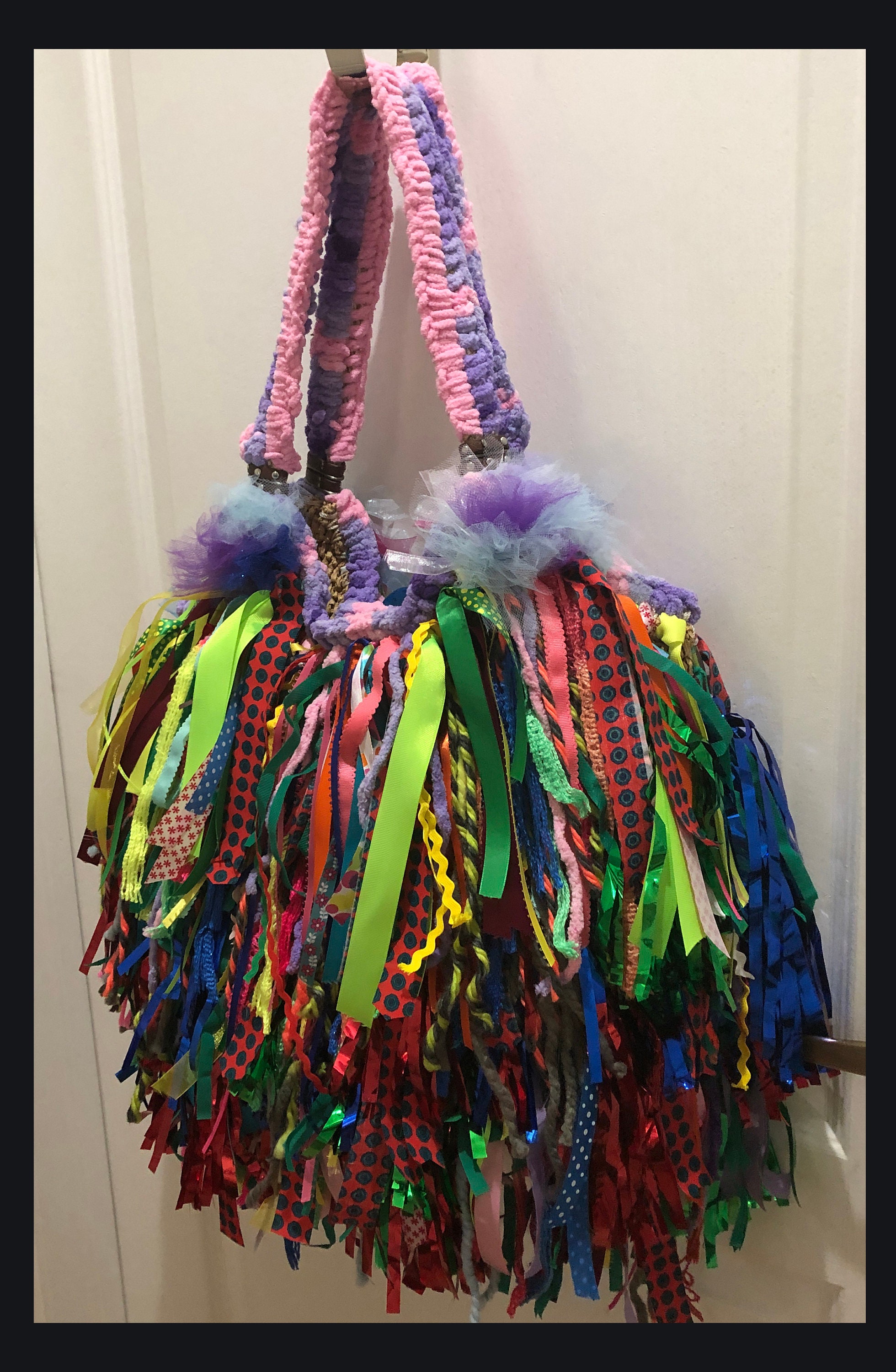 Fabric fringe bagFringe handbagCustom made pursehippie | Etsy