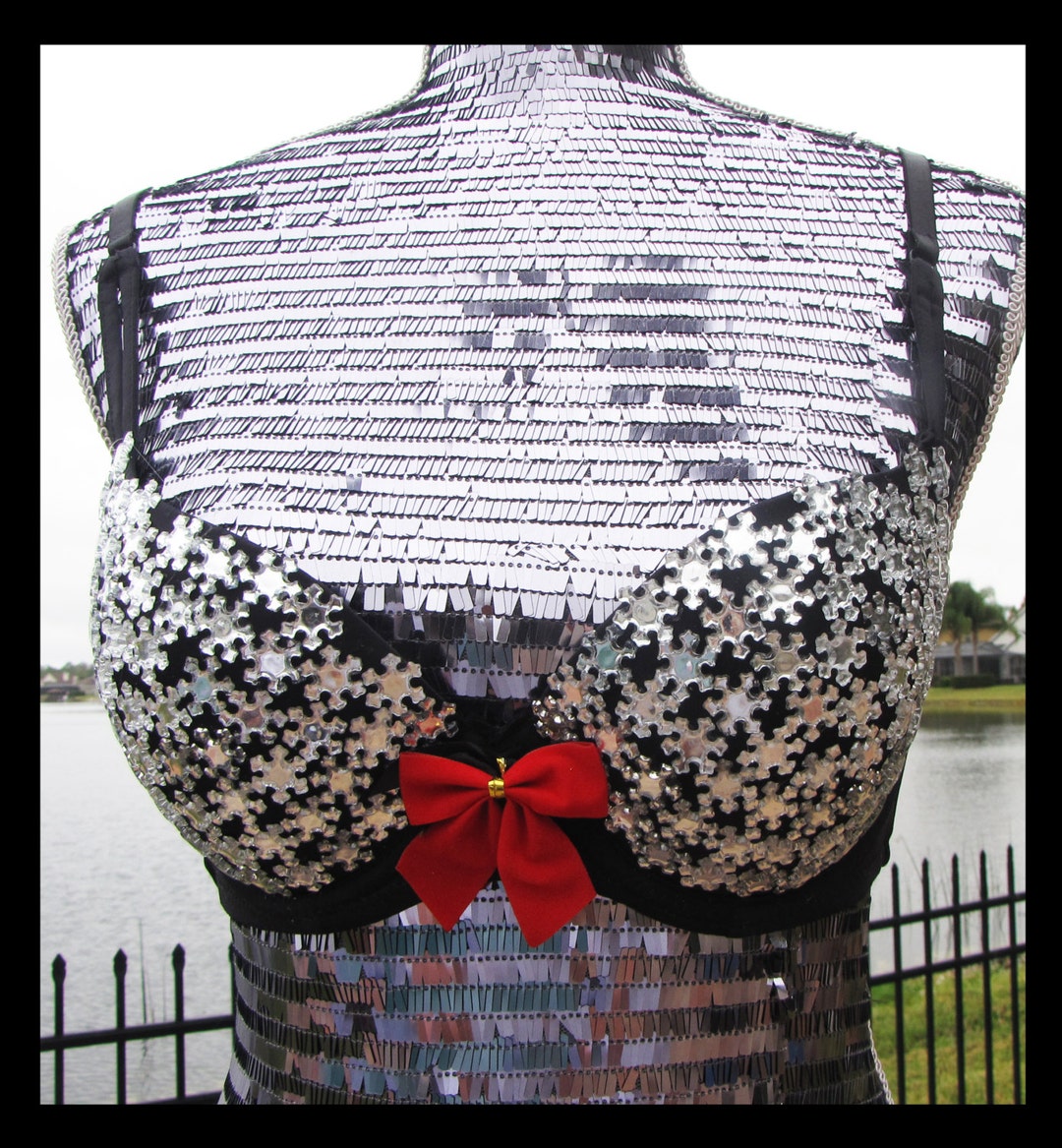 Christmas Bra,crystal Snowflake Bra,snowflakes,bows,holiday,custom Made ...