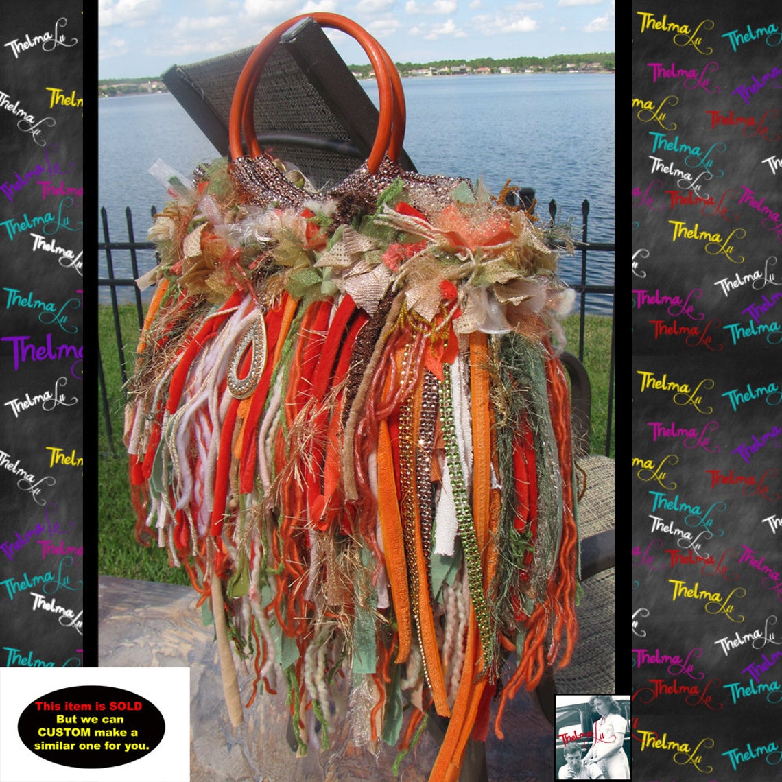 Fringed Handbagcustom Fringe Bagfabric Fringe Bagstatement - Etsy