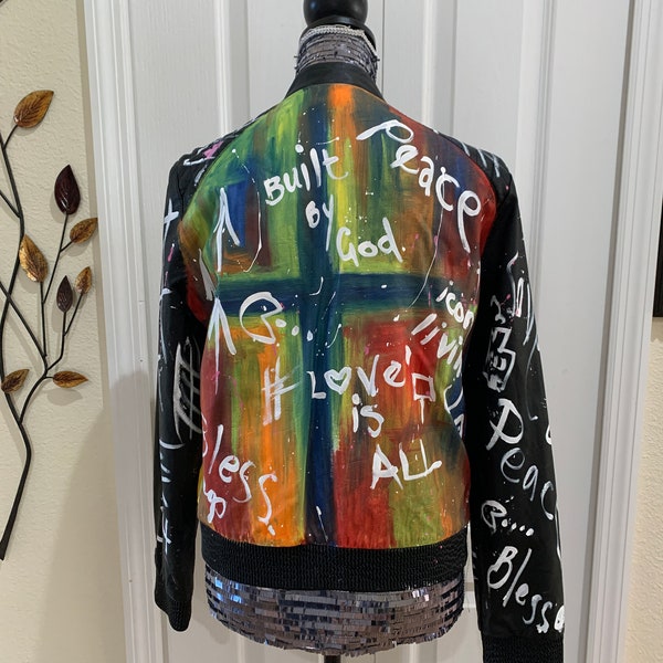 Painted Jackets - Etsy