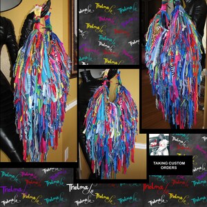 Large Fringe Purse,long Fringe Bag,rag Bag,custom Fringe Bag,handmade ...