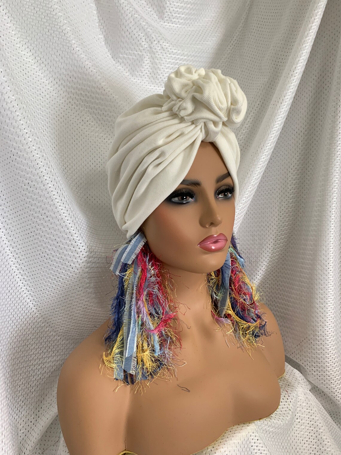 Cloth Earringsfabric Earringsstatement - Etsy