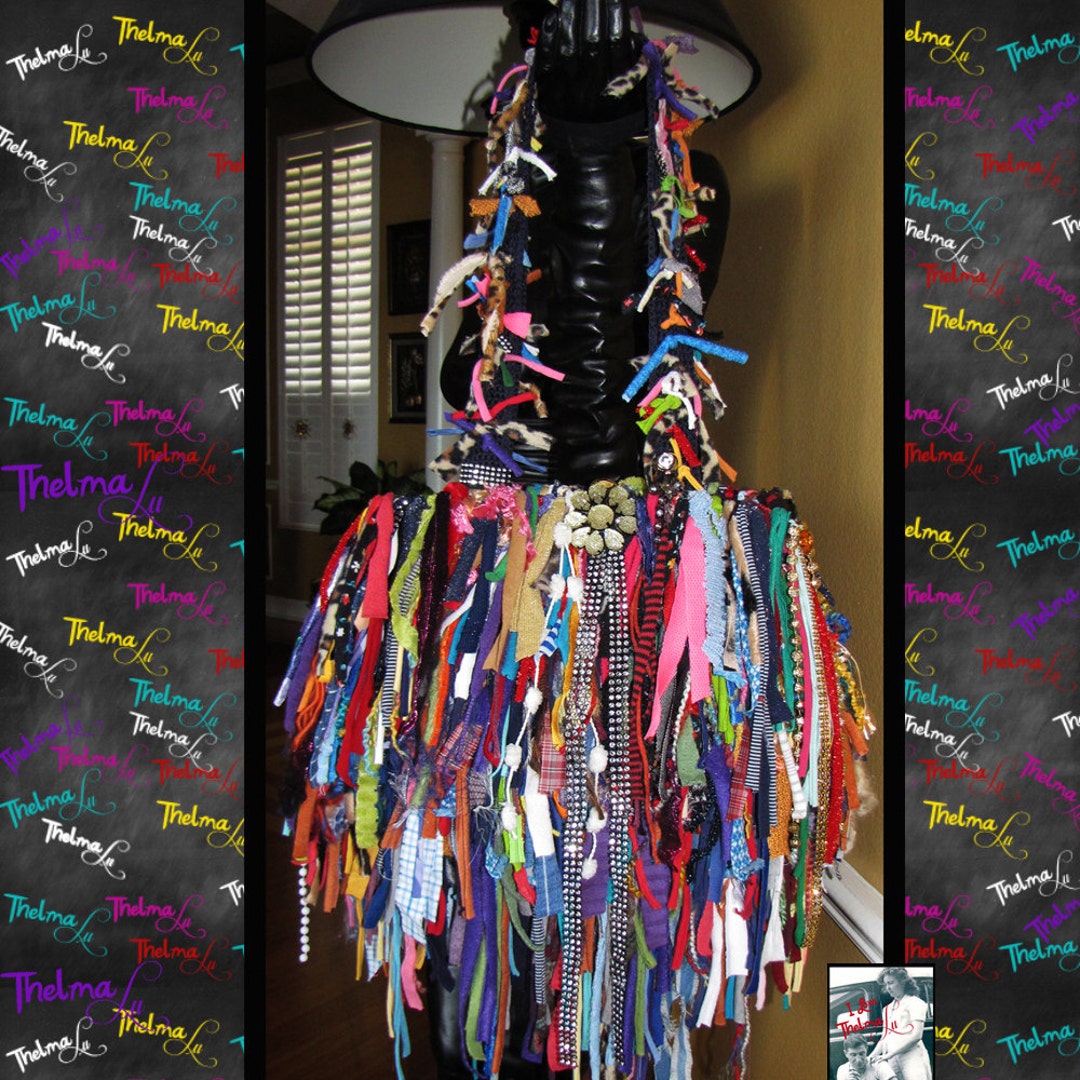 Funky Fringe Bag,custom Made Purse,rhinestone Handbag,upcycle Bag ...