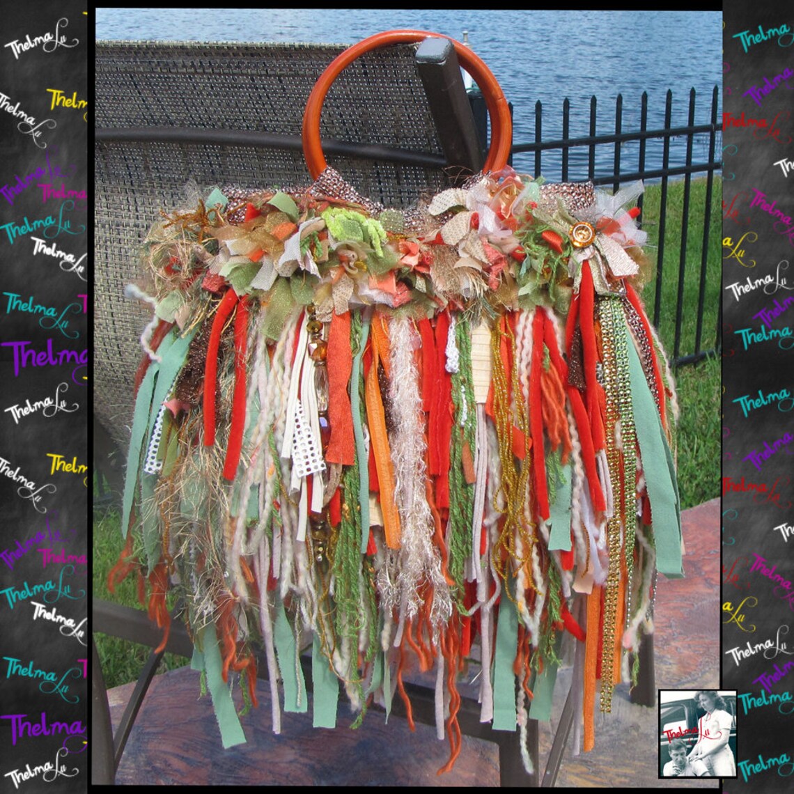 Fringed Handbagcustom Fringe Bagfabric Fringe Bagstatement - Etsy