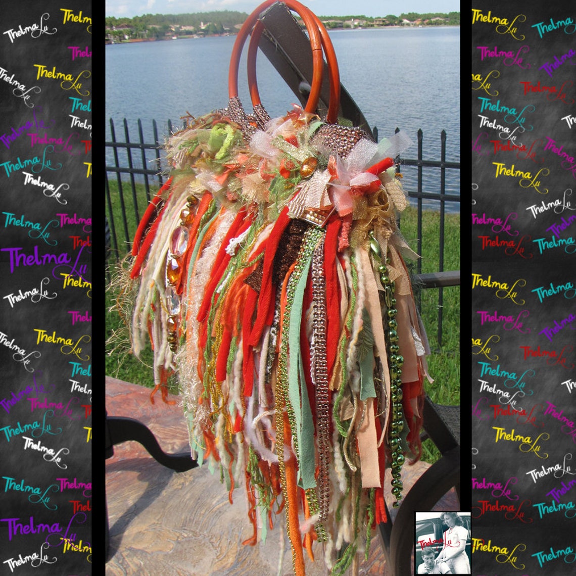 Fringed Handbagcustom Fringe Bagfabric Fringe Bagstatement - Etsy