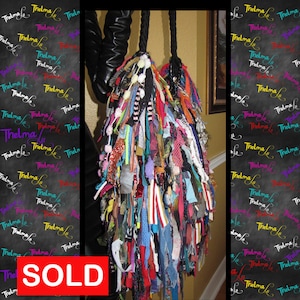 Ultra Fringe Purse Funky, Explosion of Color,unique,handbag,tote,one of ...