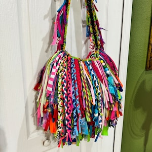 Hippie Bag,handmade Handbag,multi Color Custom Tote,handbag,boho Purse ...