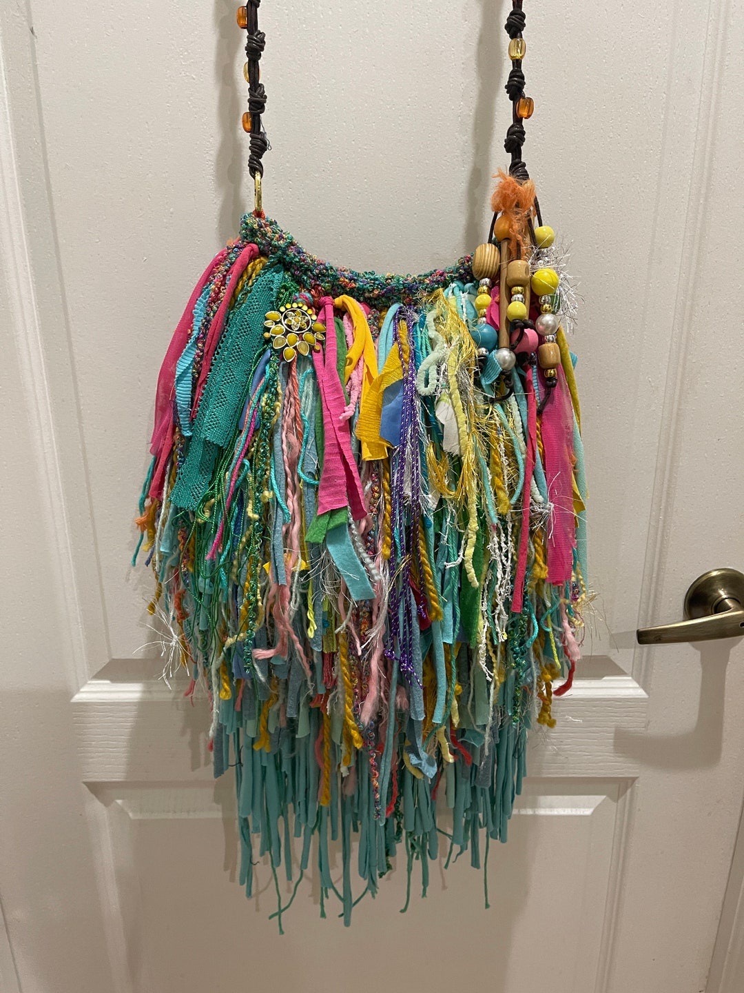 Fringed Handbag,hippie Fringe Bag,custom Fringe Bag,fabric Fringe Bag ...