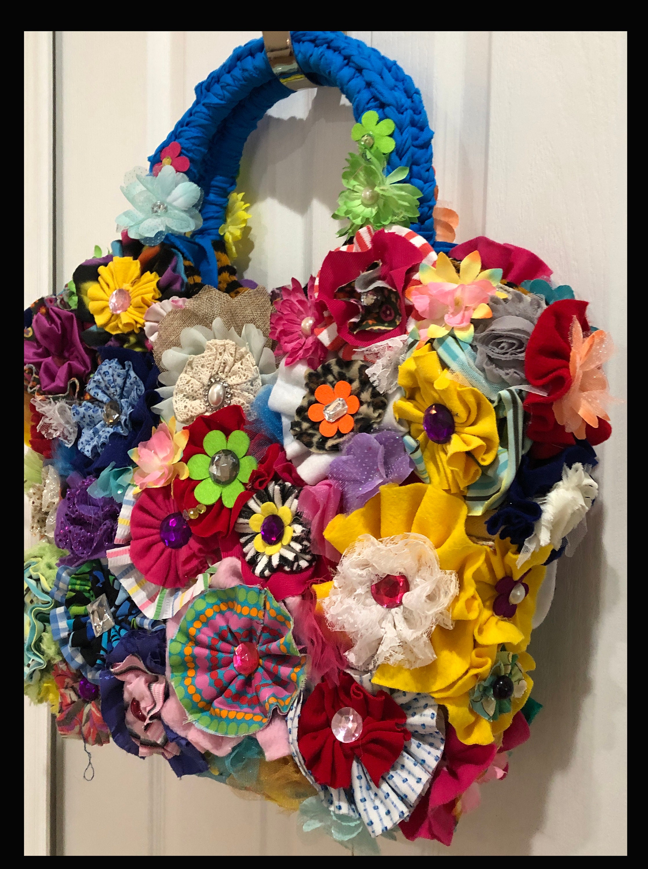 Custom Flower Baghandmade Flower Bagunique Flower Baghippie - Etsy Canada