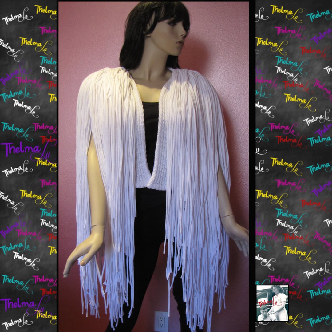 Fringe Shrug,fringe Epaulette,fringe Shoulder Pads,fringe Jacket,knit ...