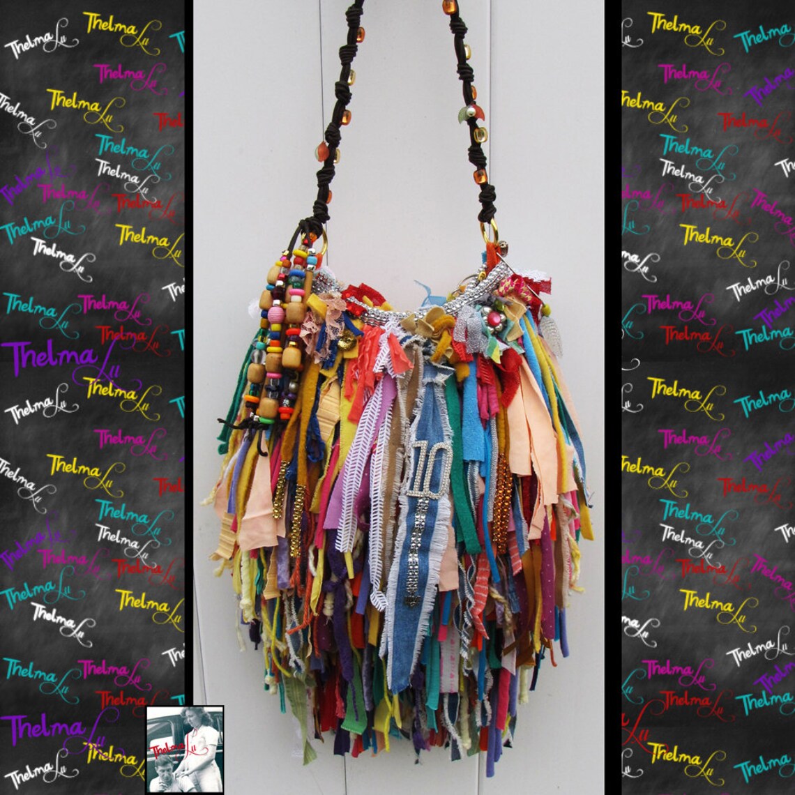 Fringed Handbagfringed Pursebeaded | Etsy