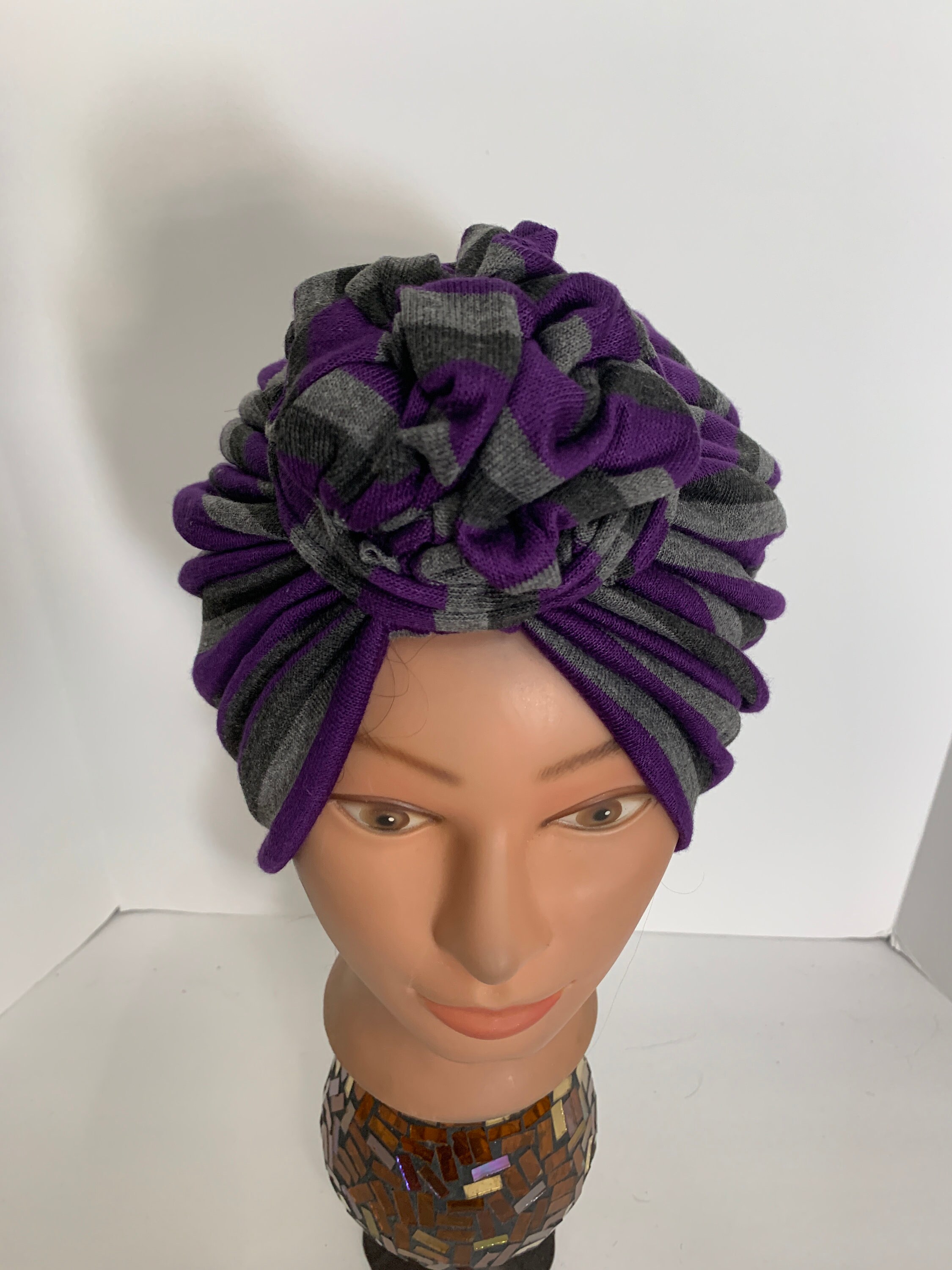 Pre tied Turban soft turbanAfrican head wrap Head | Etsy