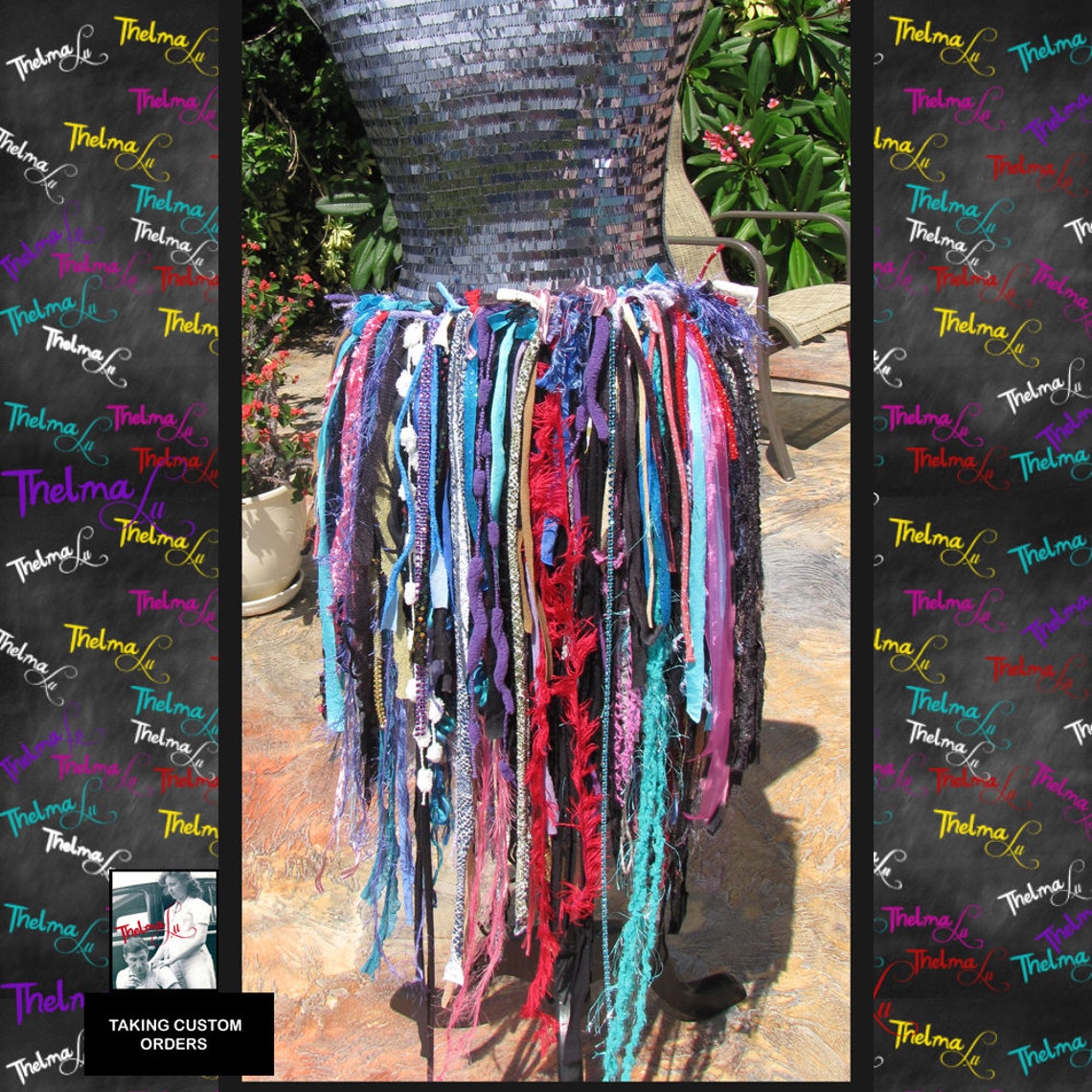 Fringe Beltfringe Bustlelong Fringe Belt Rag Fringe | Etsy