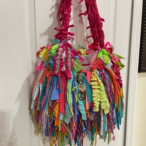 Fringed Handbag,custom Fringe Bag,fabric Fringe Bag,statement Handbag ...