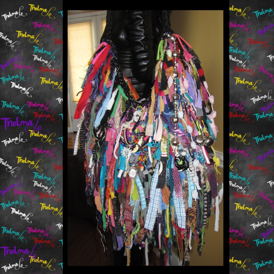 Ultra Fringe Purse Funky, Explosion of Color,unique,handbag,tote,one of ...