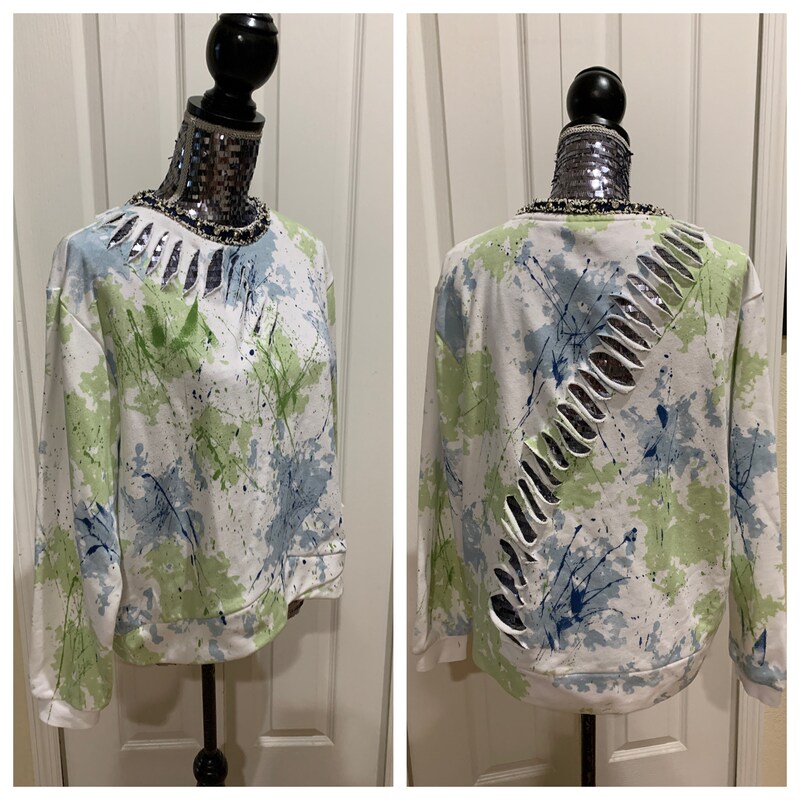 Painted Sweatshirt - Etsy