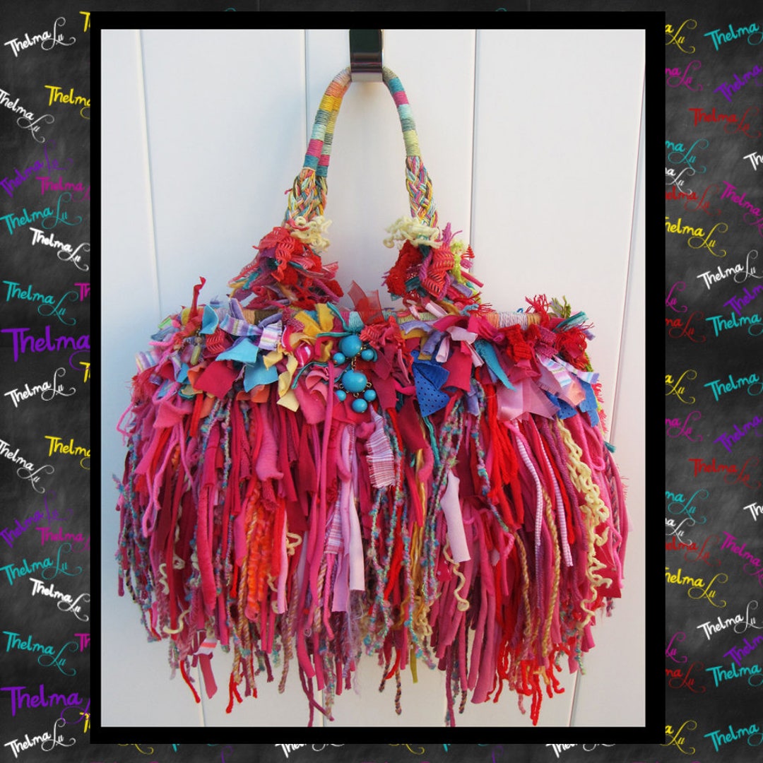 Custom Fringe Bag,one of a Kind,unique,jeweled Handbag,rhinestone Purse ...